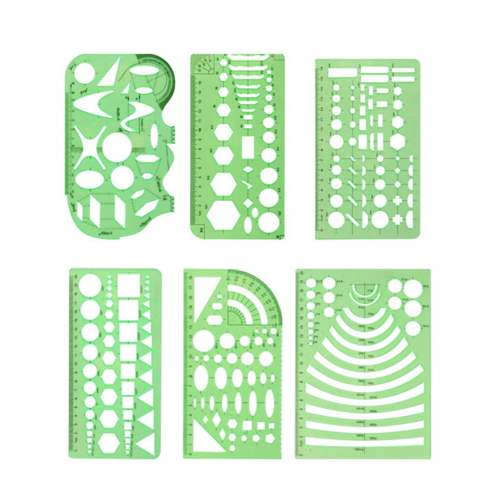 ADVEN 1 Set Circle Stencil Plastic High-quality Convenient Use Eye ...