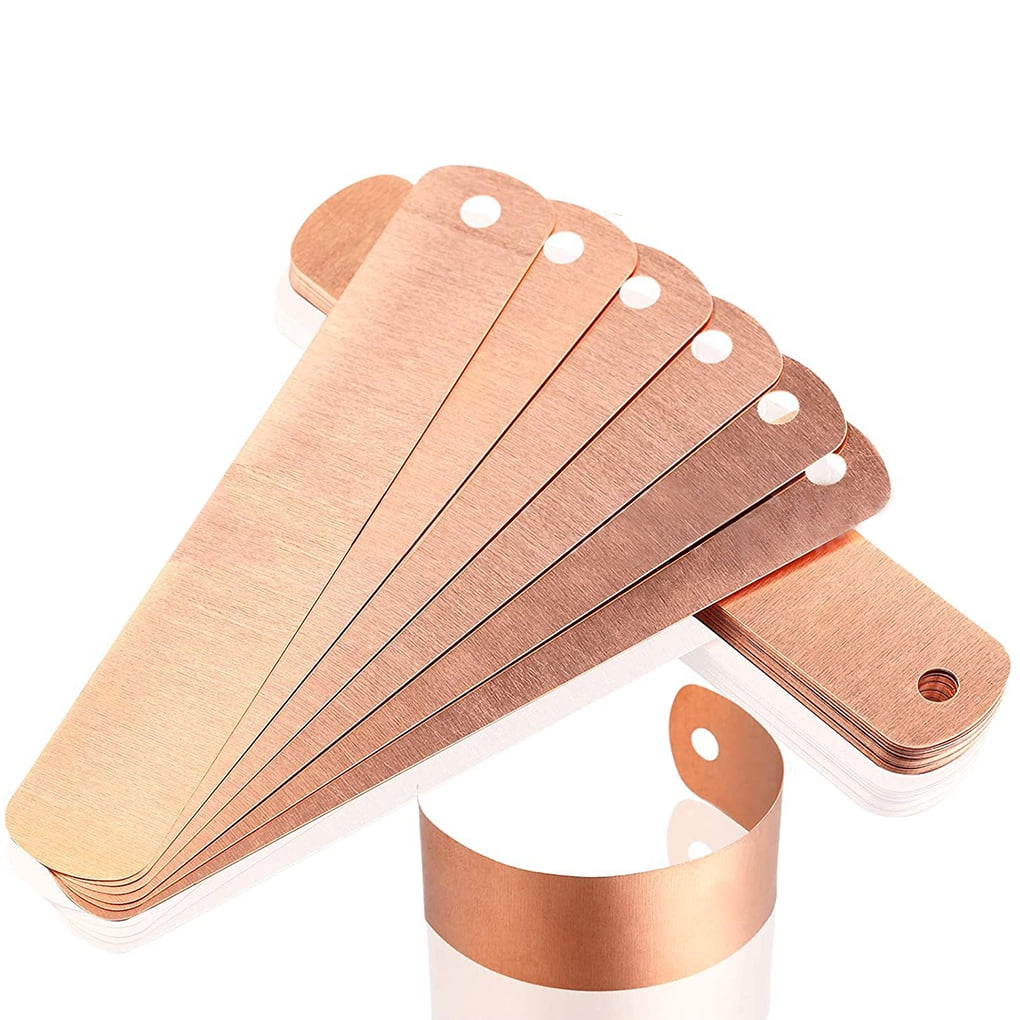 Tssuoun 10 Pcs Plants Markers Large Vegetation Tag Copper Signs Light ...