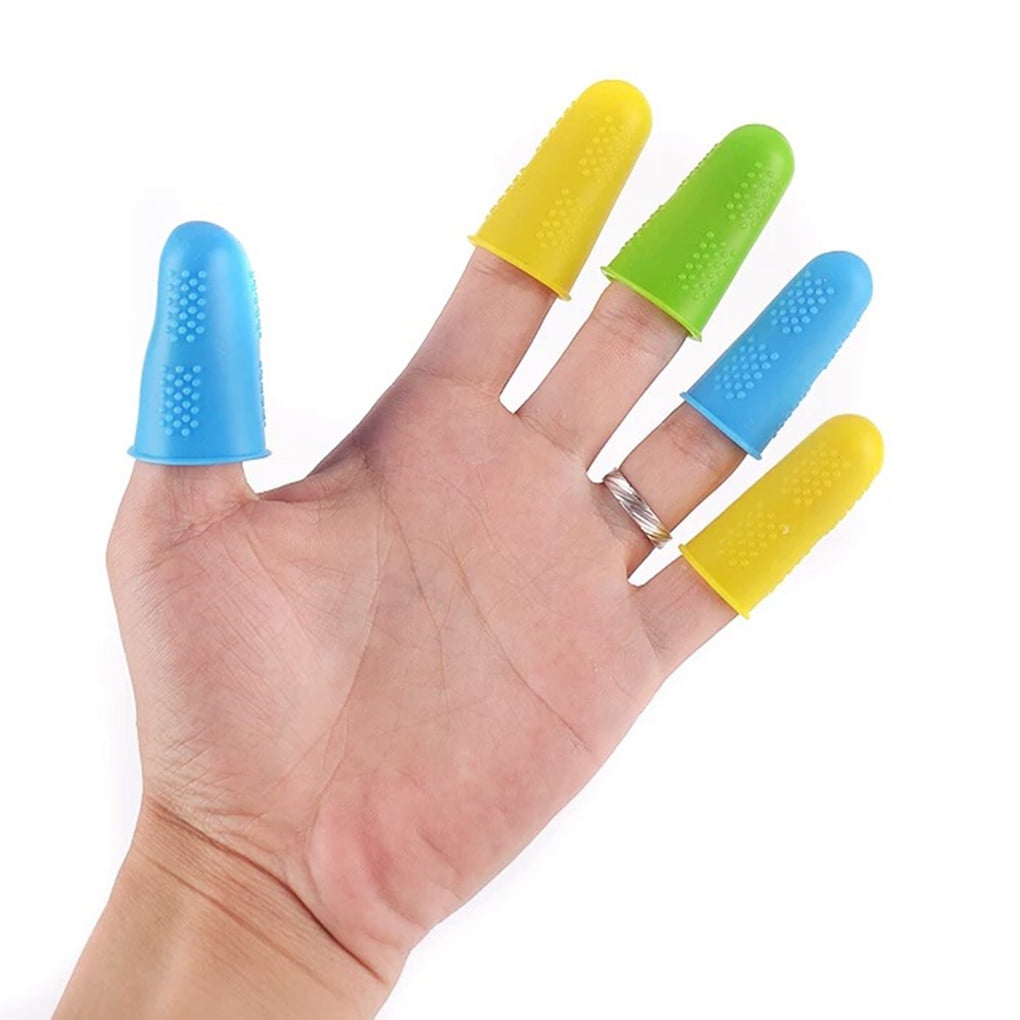 ADVEN 5PCS Finger Cover Heat Resistant Anti Scald Fingerstall Flexible ...
