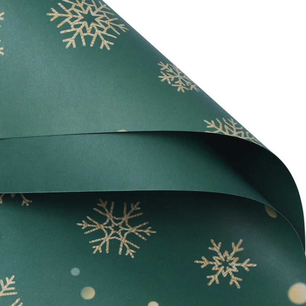 ADVEN Christmas Kraft Wrapping Paper Christmas Elements Collection ...