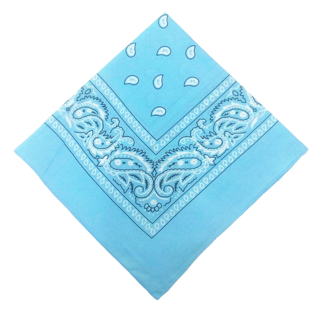 Tssuoun Fashion Turban Cashew Bandana Square Scarf Paisley Patterned ...