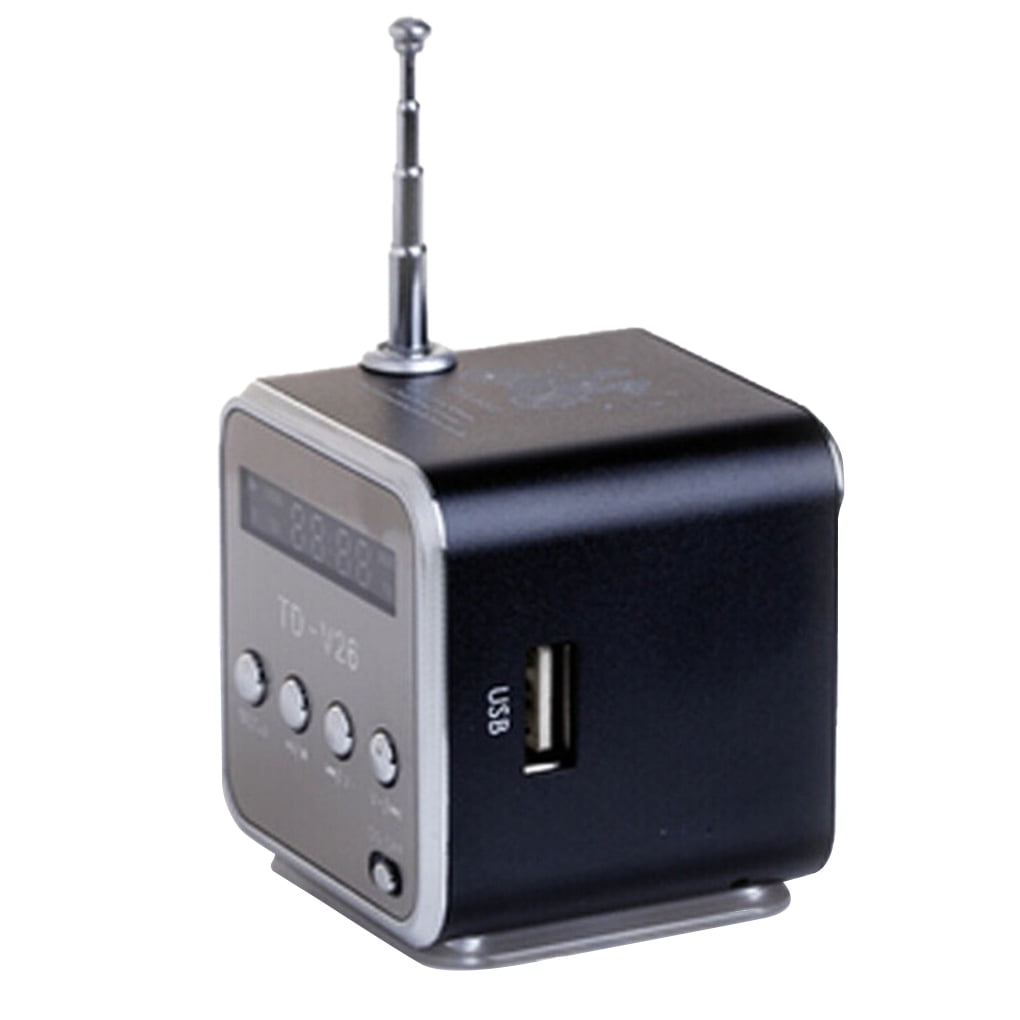 ADVEN Portable Mini Speaker USB Charging Button Operation Digital ...