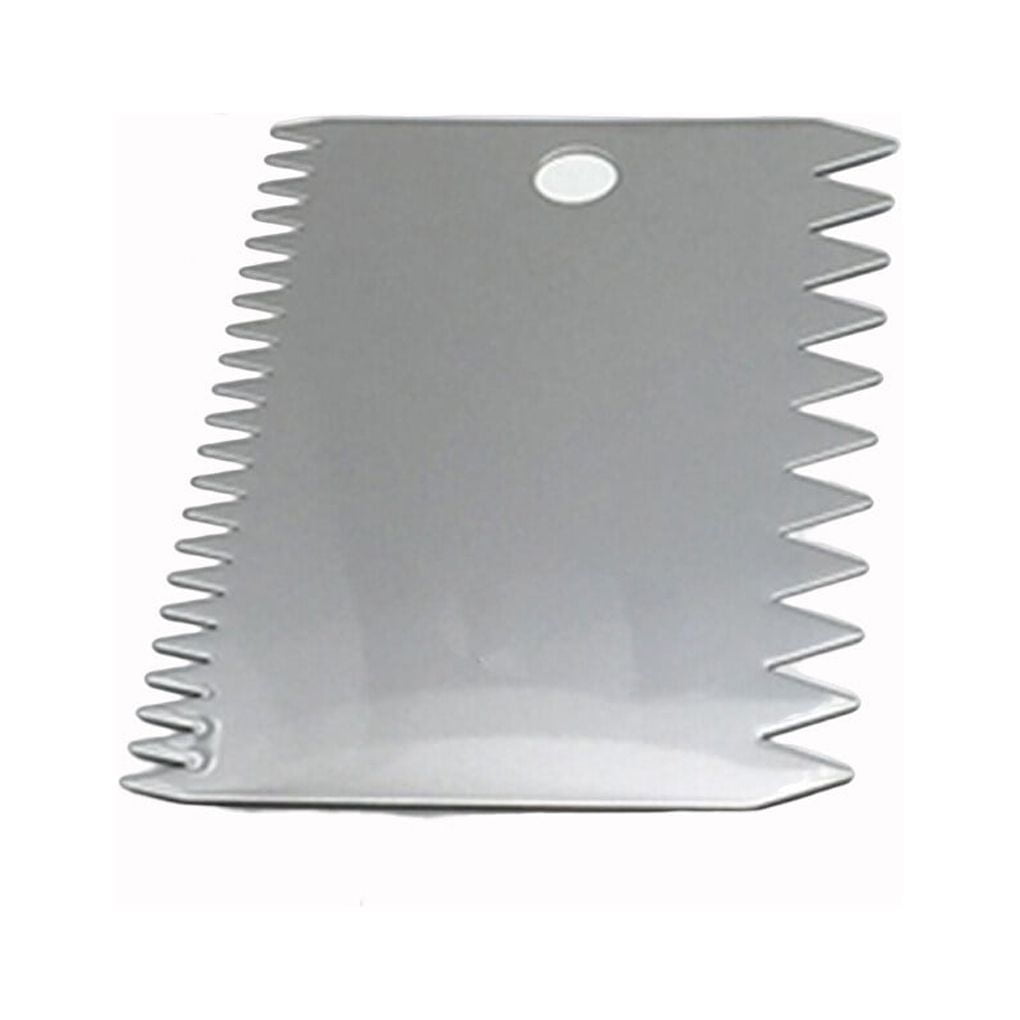 ADVEN Stainless Steel Cake Scraper Cream Icing Smoothers Teeth Edge ...