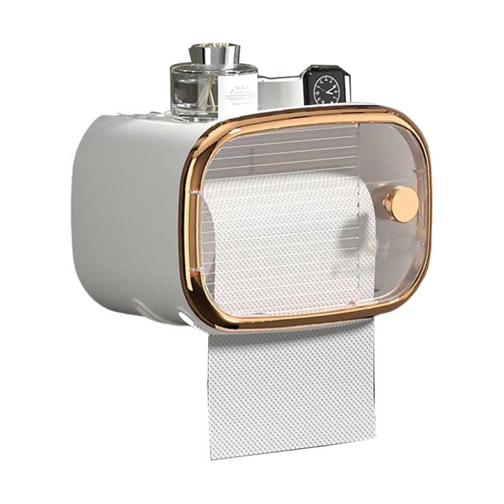 ADVEN Tissues Box Bathroom Bedroom Wall Napkin Case Decorative ...