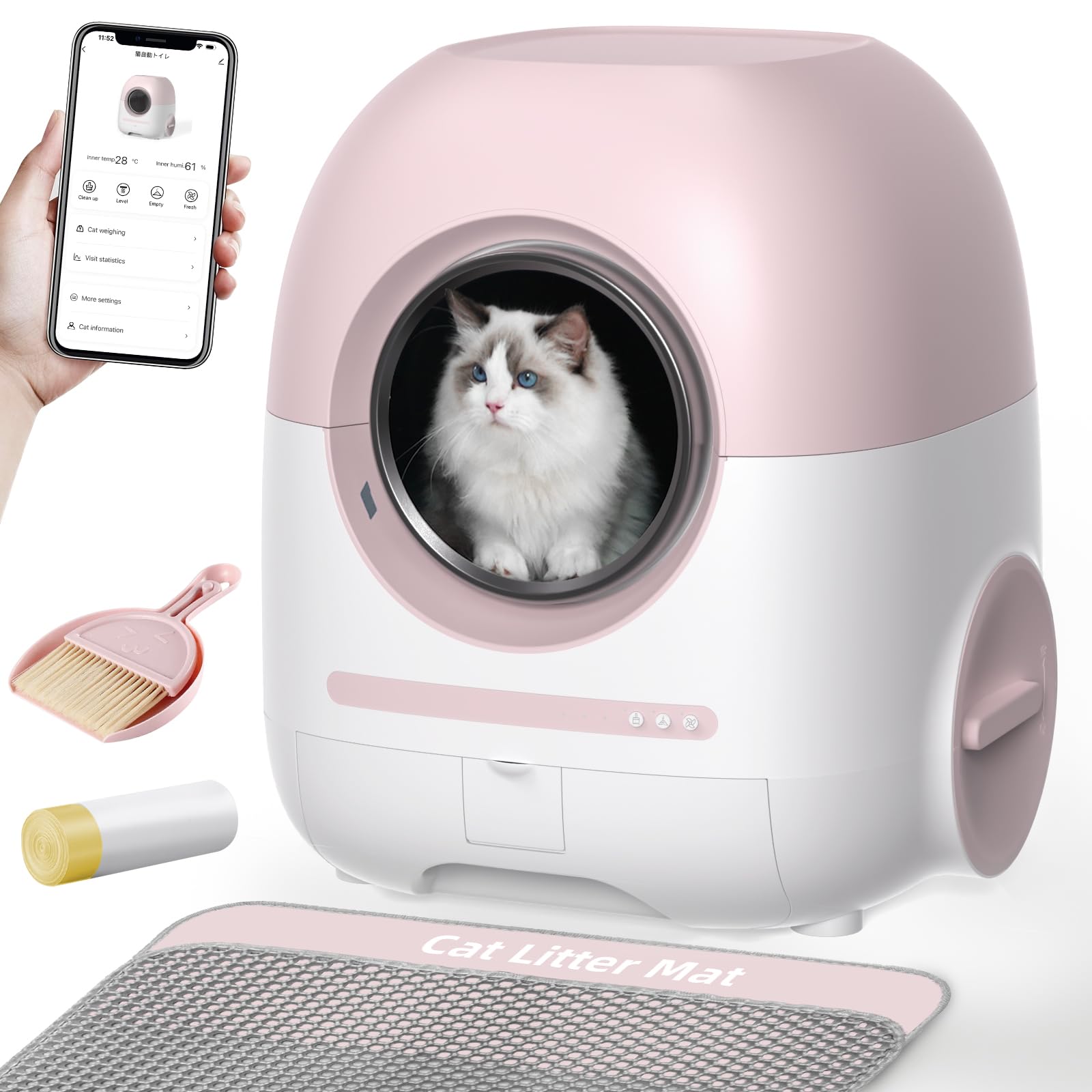 PrettyLitter Health Monitoring Cat Litter, 8lb - Walmart.com