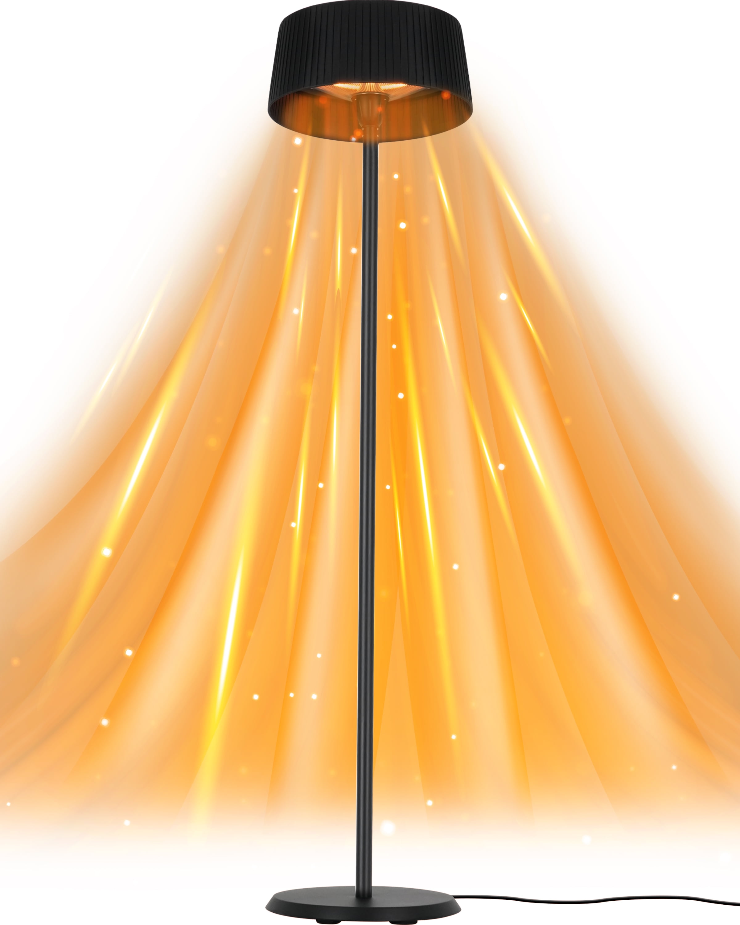 ADVWIN 1500W Electric Infrared Freestanding Patio Heater, Indoor ...