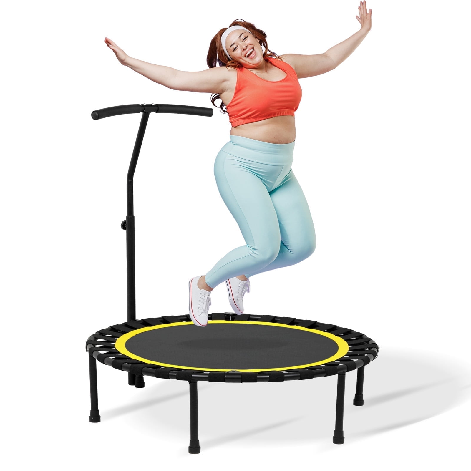 ADVWIN 50" Bungees Rebounder Trampoline for Adults with Adjustable ...