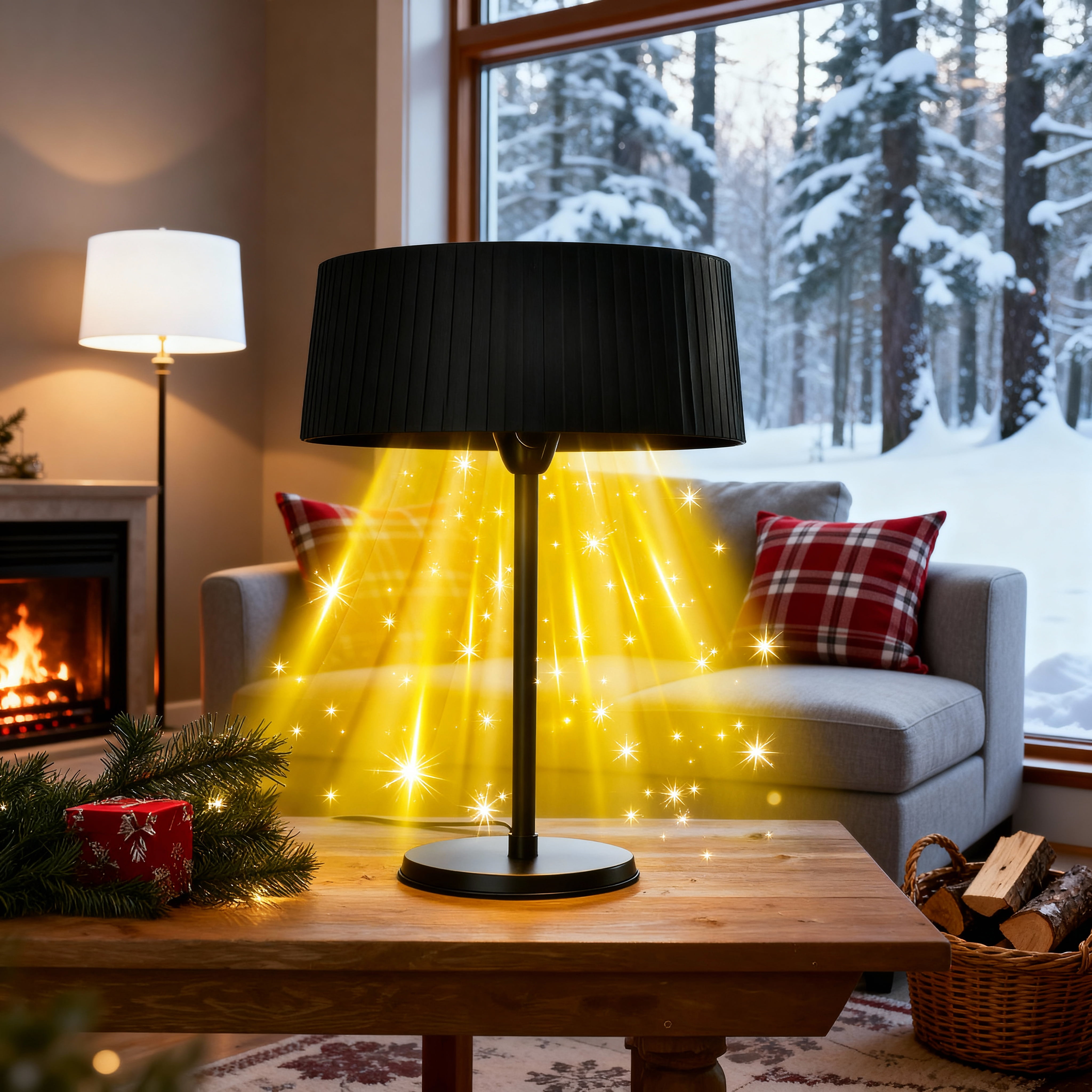 ADVWIN 1500W Electric Infrared Tabletop Patio Heater, Indoor & Outdoor ...