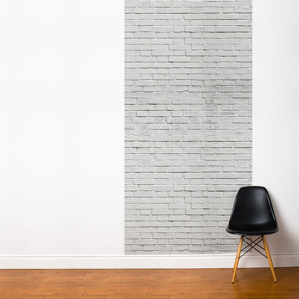 ADZif Fresk Brick Wall Mural - Walmart.com