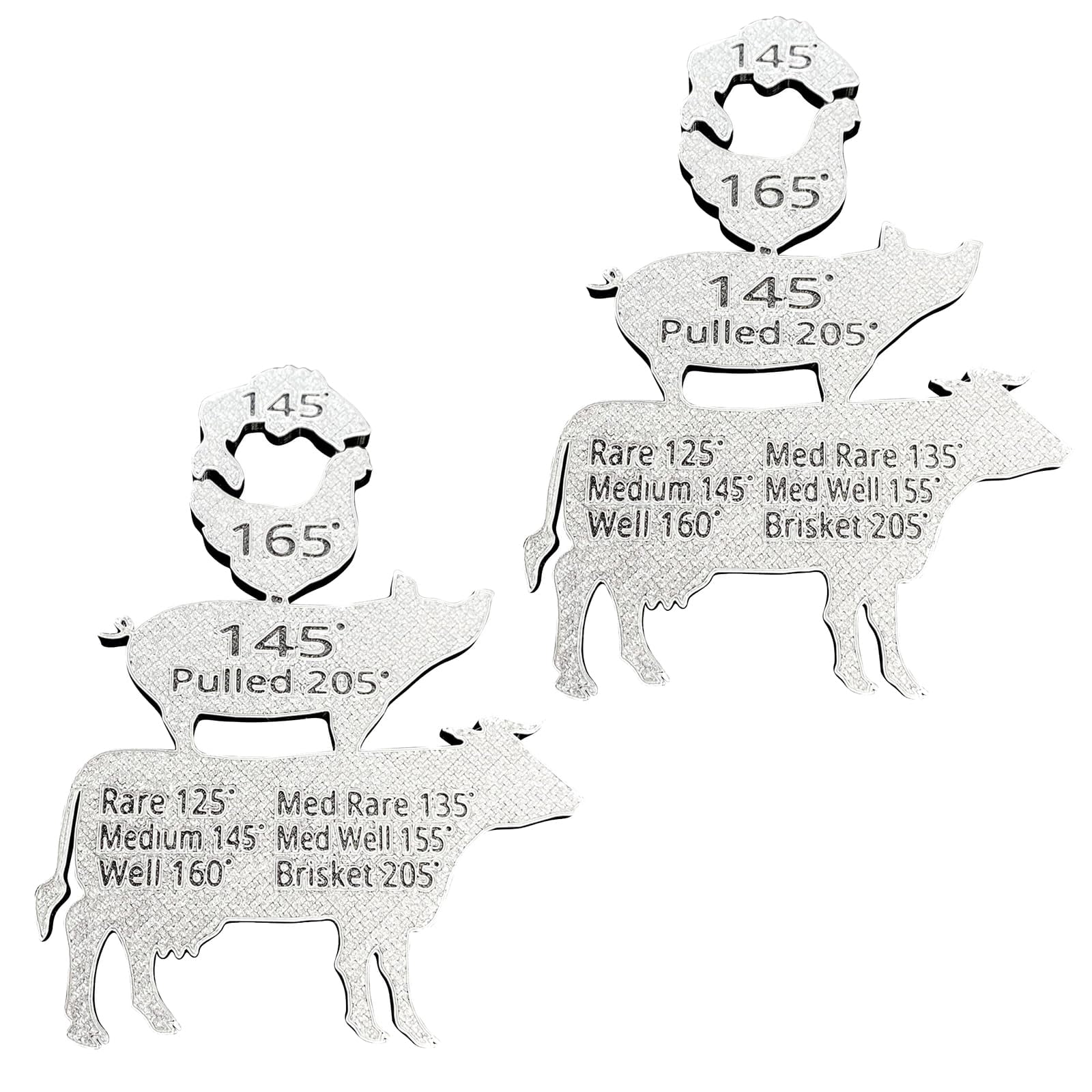 ADruer BBQ Gifts Meat Temperature Magnet, Chicken, Beef, Pork, Fish ...