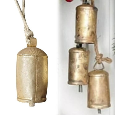 Christmas Ornaments Ozmmyan Set Of 3 Christmas Bell Brass Cow Shabby ...