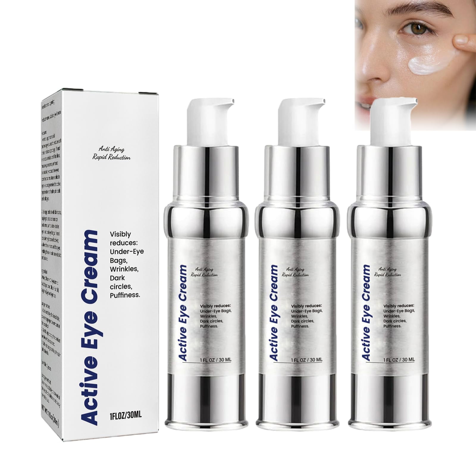 ADruer Instant Eye Bags Remover Puffiness, Anti Aging Eye Cream, Under ...