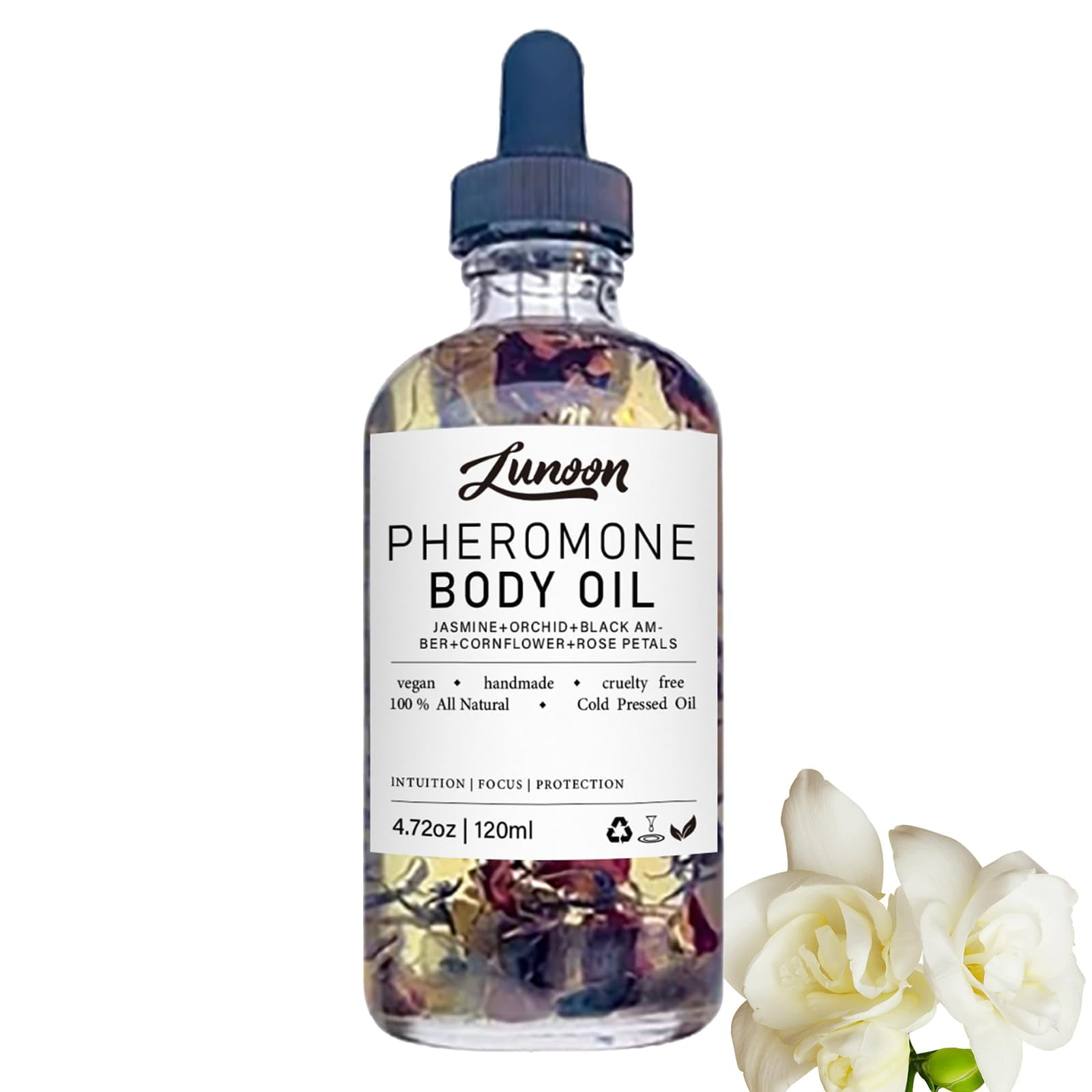 ADruer Pheromone Body Massage Oil, Pheromone Body Oil Perfume, 100% ...