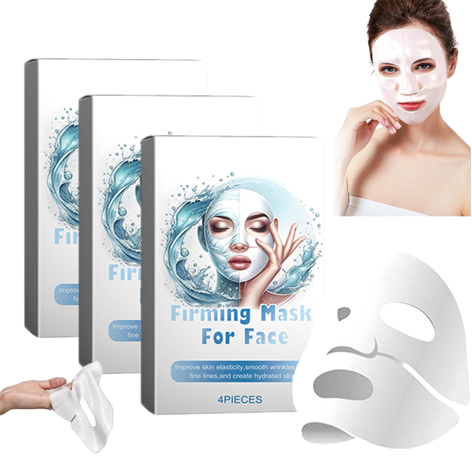 ADruer Sungboon Collagen Mask, 12Pcs Skynpure Pure Collagen Films ...