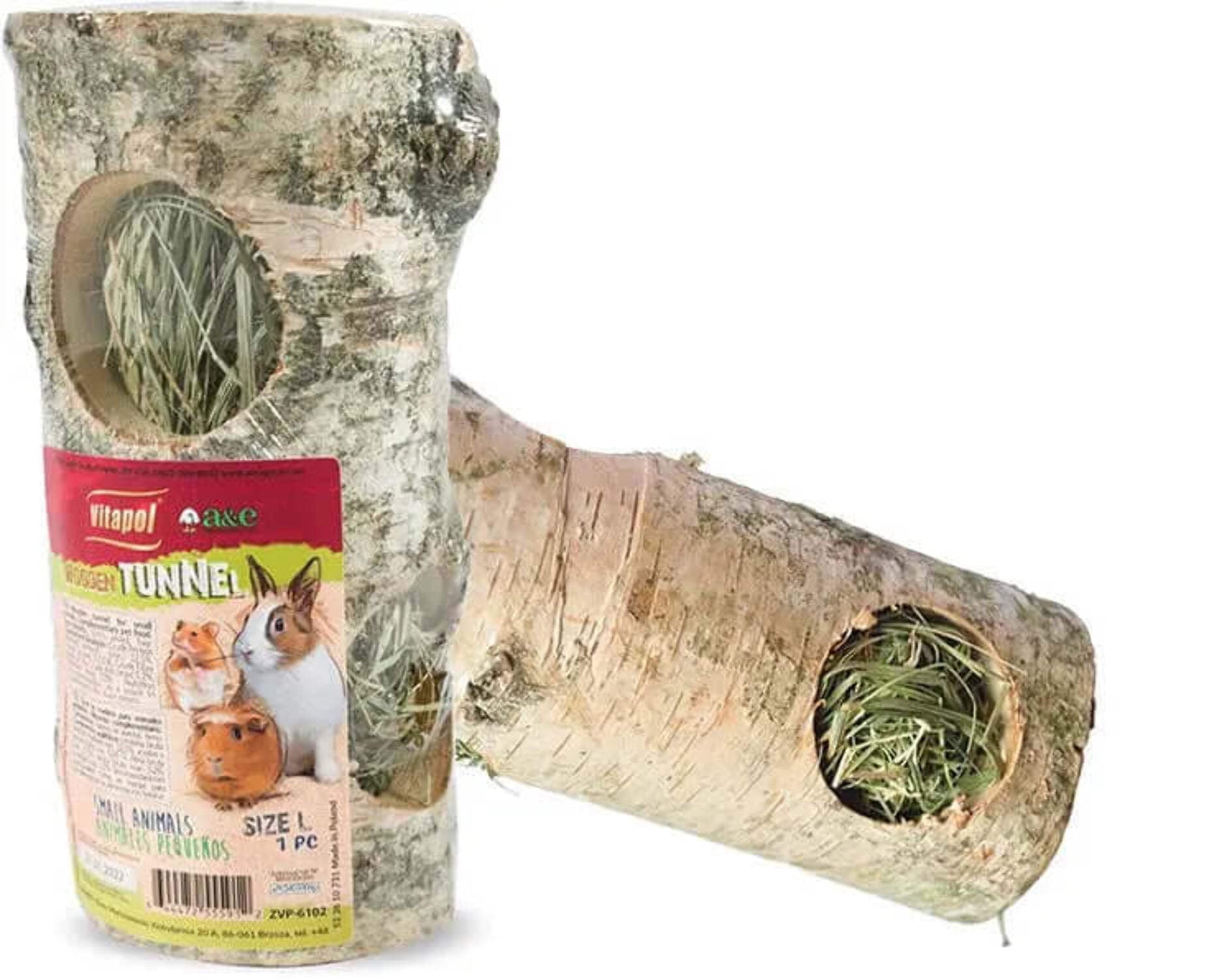 AE Cage Company Wooden Tunnel with Hay - Walmart.com