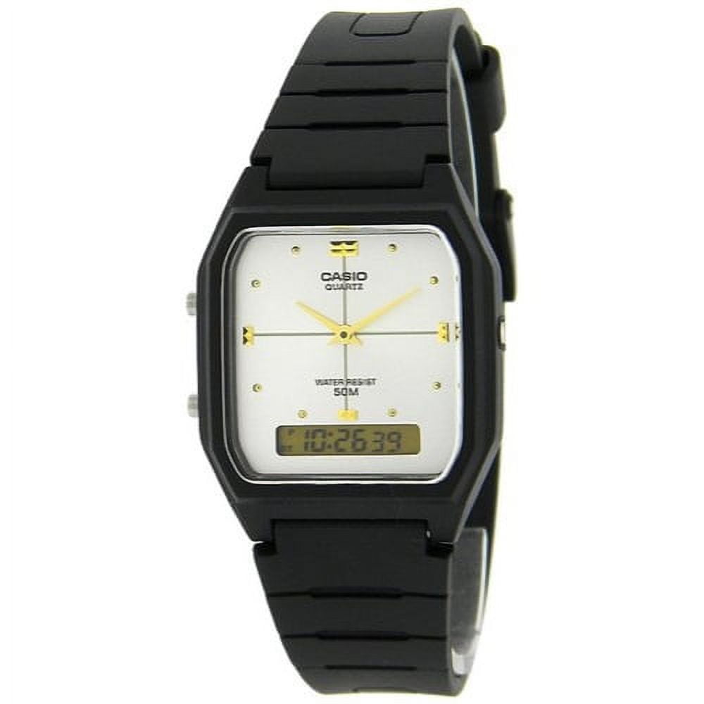 AE48HE-7AV Men's Analog Digital Dual Time Zone Watch - Walmart.com