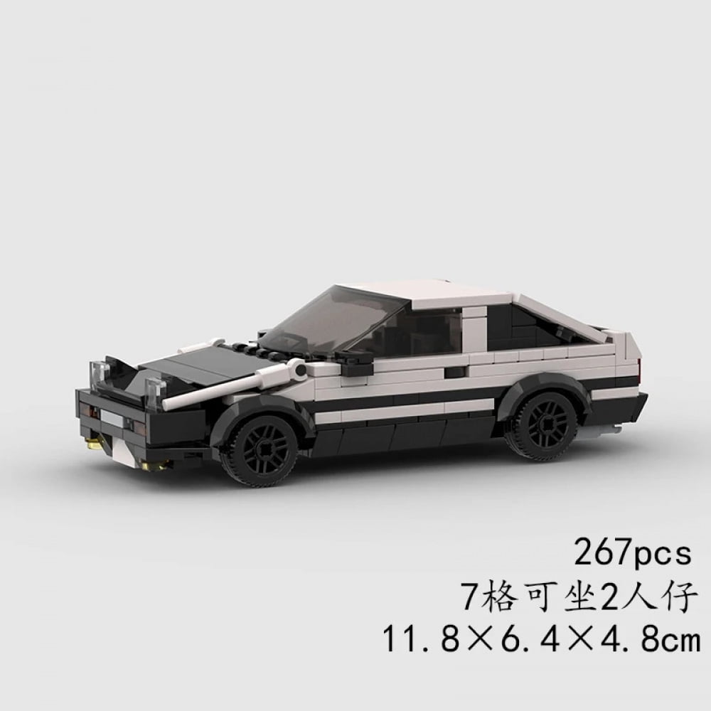 AE86 MOC Car Technical Speed Champions Super Race F1 Classical Vehicle ...