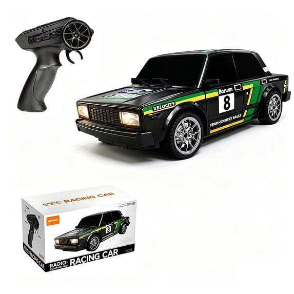 AE86 RC Drift Car 1/24 4WD 20km/h Dual Motor Racing and Drift Tires LED ...