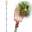 YeYeBest Fruit Picker Pole with Basket,8ft Adjustable Height Fruit ...