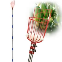 YeYeBest Fruit Picker Pole with Basket,8ft Adjustable Height Fruit ...