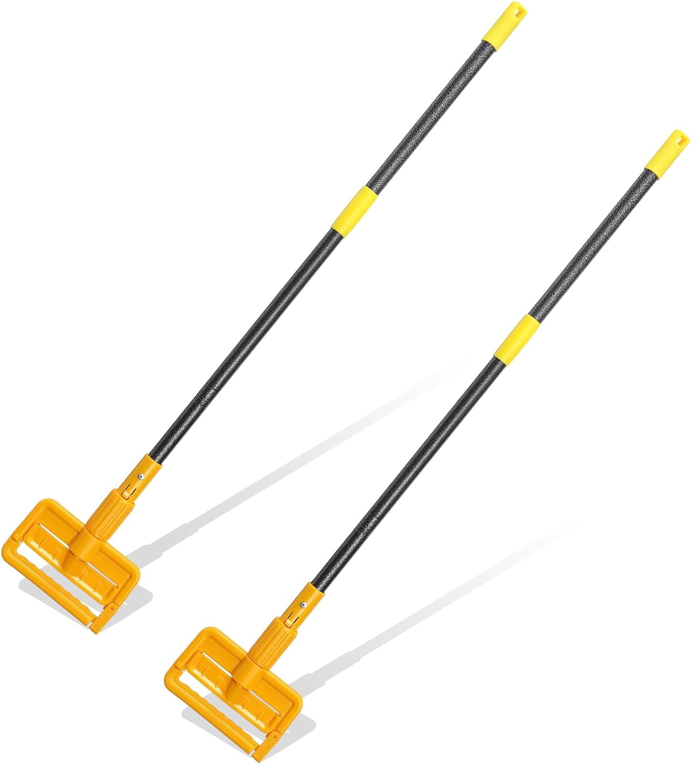 AEASKIEY Mop Handle Commercial, 60 inch Heavy Duty Metal Mop Stick ...