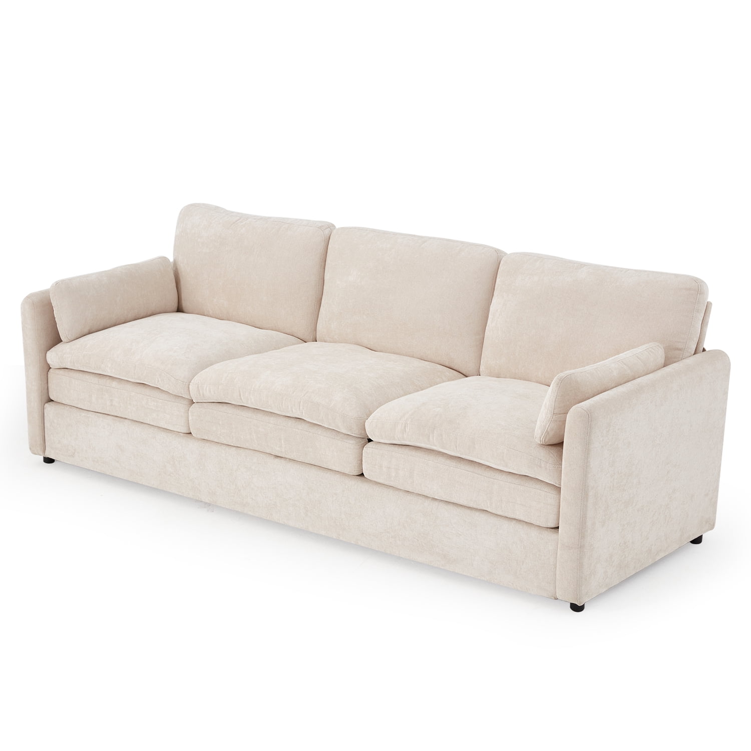 AECOJOY 89" Comfy Sofa Couch for Living Room, 3 Seats Large Modern ...