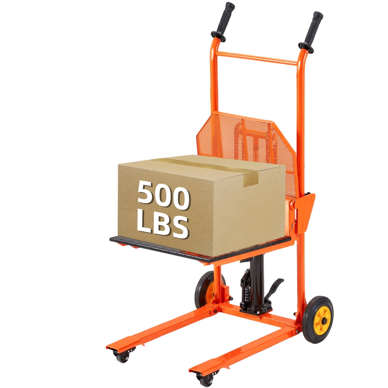 AECOJOY Hydraulic Material Lift Pallet Truck 500 Lbs,Lift Table Cart,32 ...