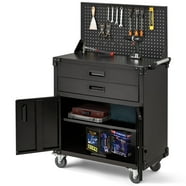 Seizeen 5-Drawer Roller Tool Box, Lockable Metal Storage on Wheels ...