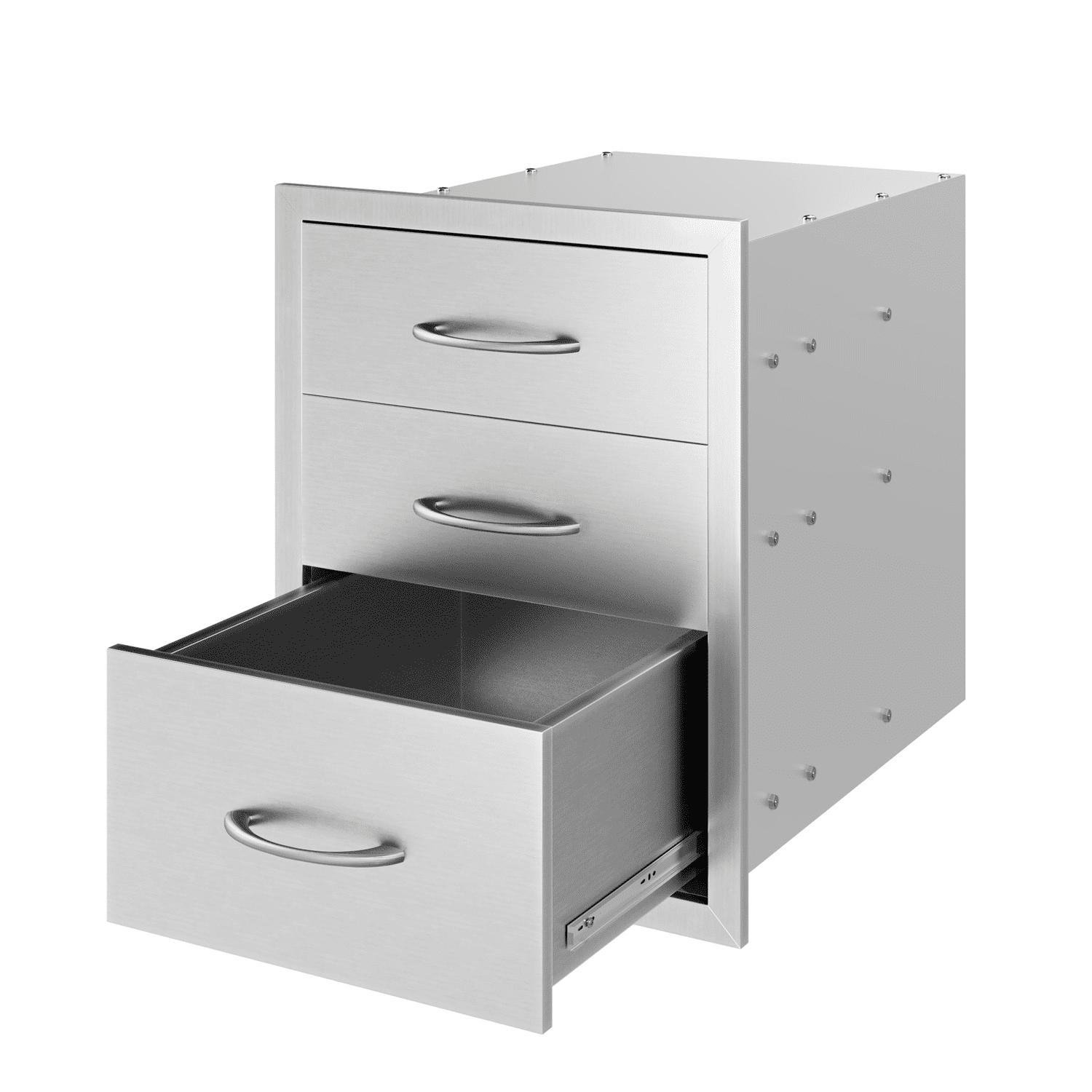 AECOJOY Outdoor Kitchen Drawers 18.1"Wx23.2"Hx23.2"D, Stainless Steel ...