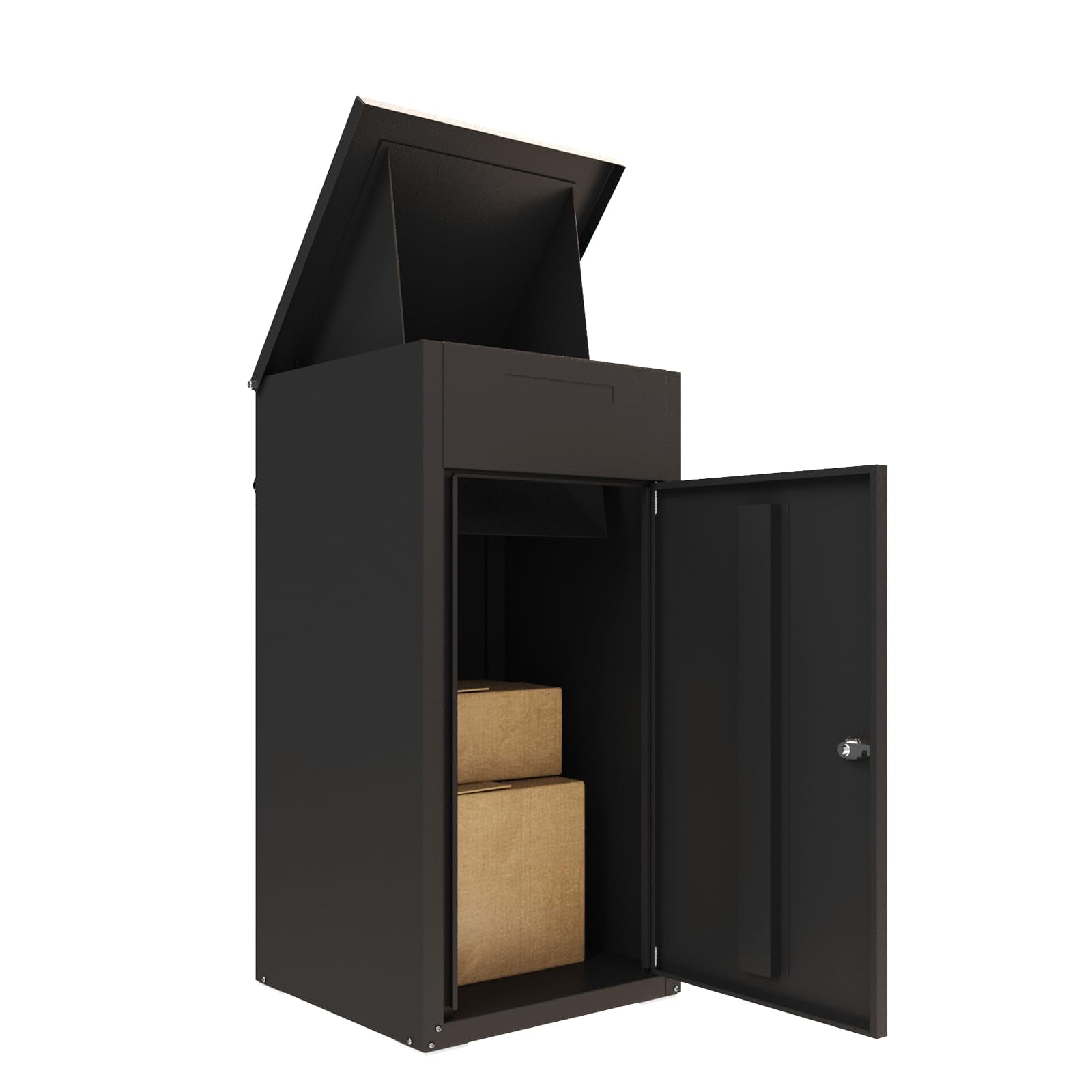 AECOJOY Package Delivery Boxes for Outside Parcel Drop Box Outdoor ...
