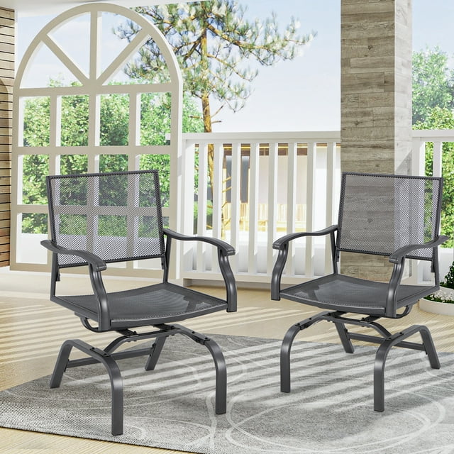 Free Shipping! AECOJOY Patio Spring Dining Chairs Set of 2 Patio Dining ...