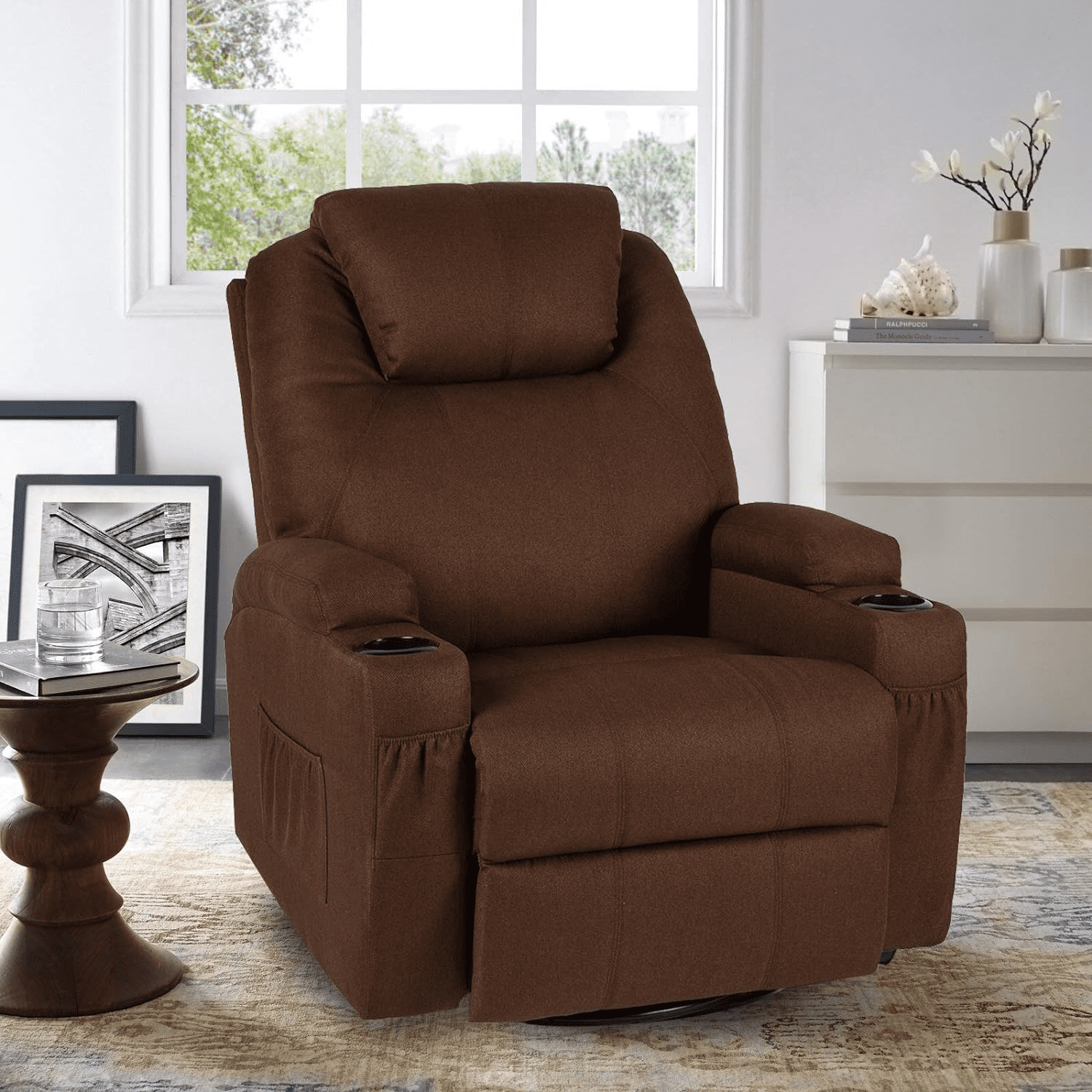AECOJOY Recliner Chair Clearance Massage Chair Swivel Rocker Recliner ...