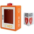 AED Cabinet, Defibrillator Storage Cabinet Wall Mounted with Alarm ...