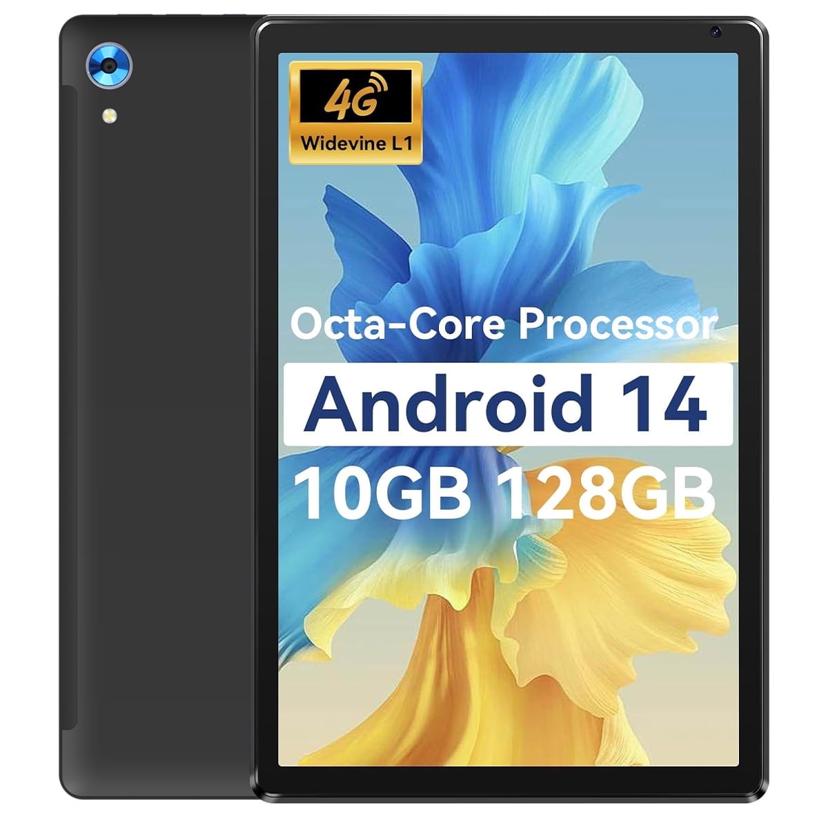 AEEZO 10inch Tablet Android 14 Tablet,Octa-core with 10GB+128GB Tablets, 5MP+8MP Camera,Widevine ...