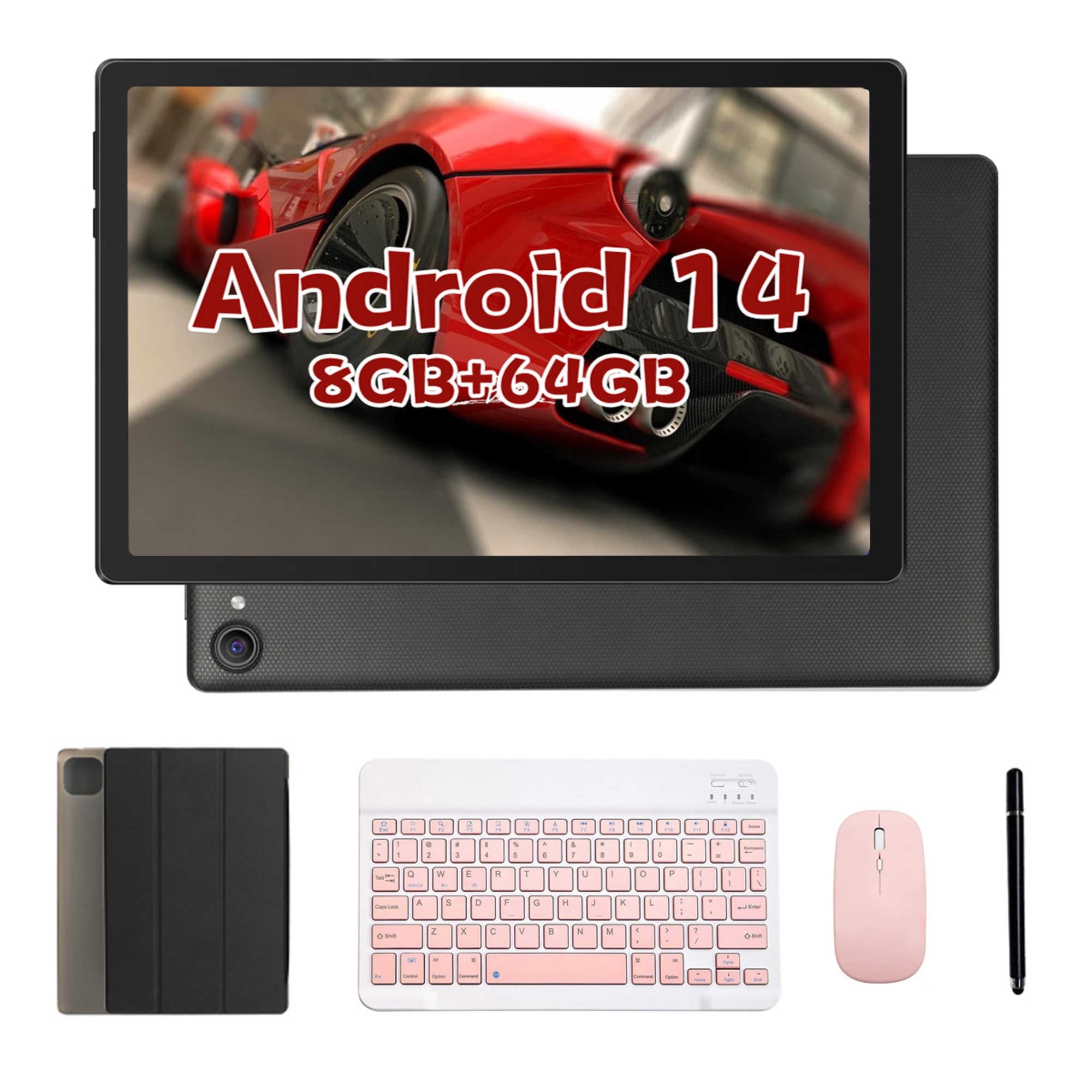 AEEZO Android 14 Tablet 10.1 inch Tablet,8GB+64GB ROM,WiFi 6,Bluetooth ...