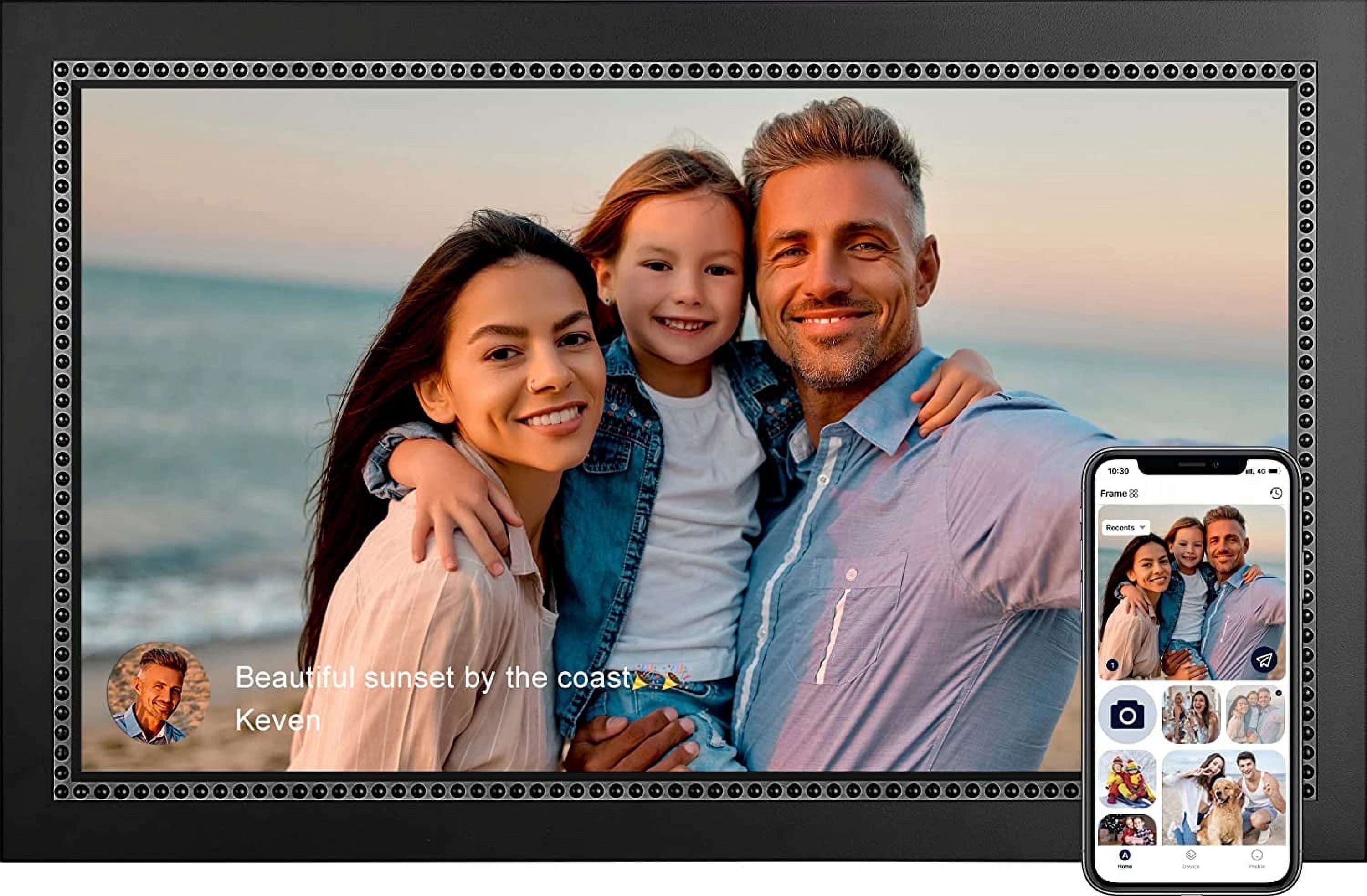 AEEZO 15.6 inch Digital Photo Frame Full HD IPS Touchscreen WiFi ...