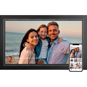 Frameo WiFi Digital Picture Frame, TEMASH 10.1" Digital Photo Frame 32G ...