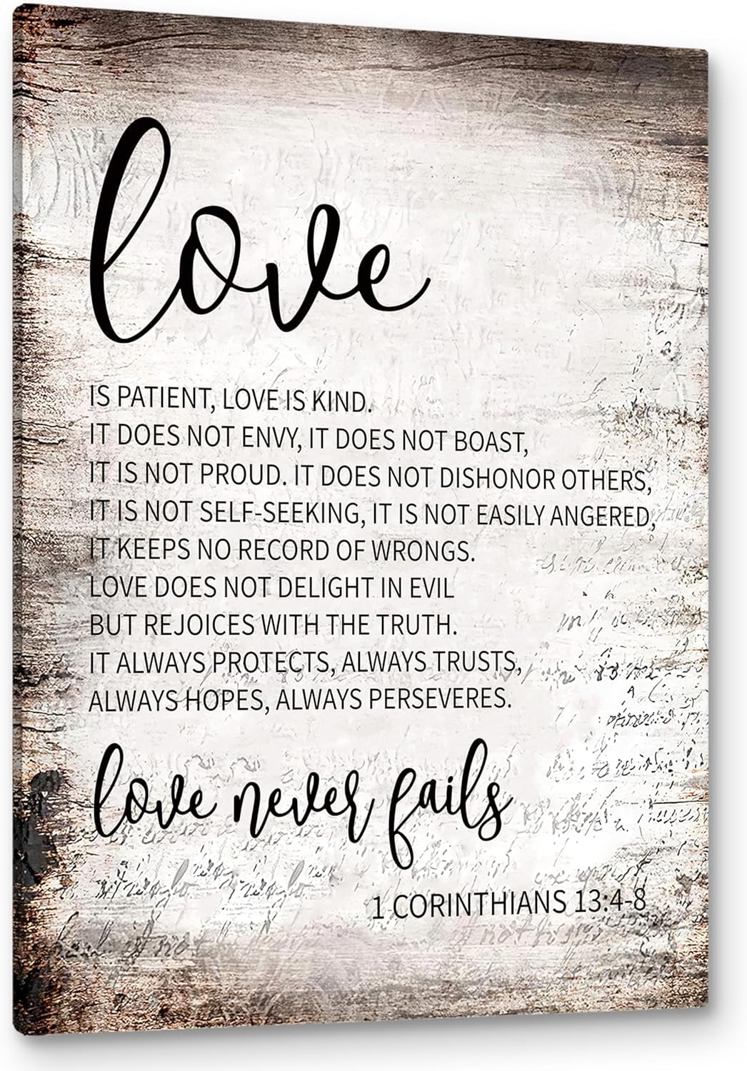 AEFER 1 Corinthians 13:4-8 Love Is Patient Love Is Kind Scripture ...