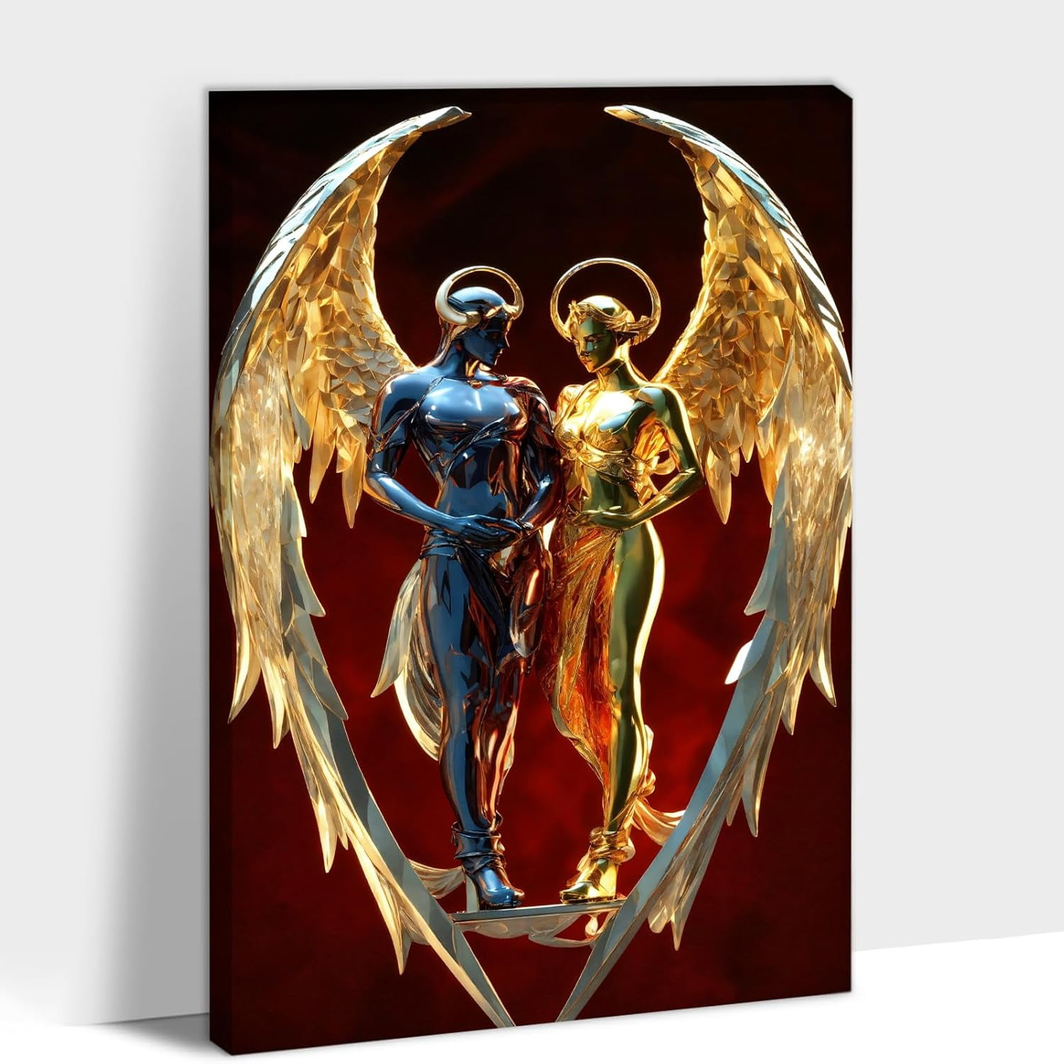 AEFER 3D Effect Canvas Wall Art, 3D Wall Art for Living Room Bedroom ...