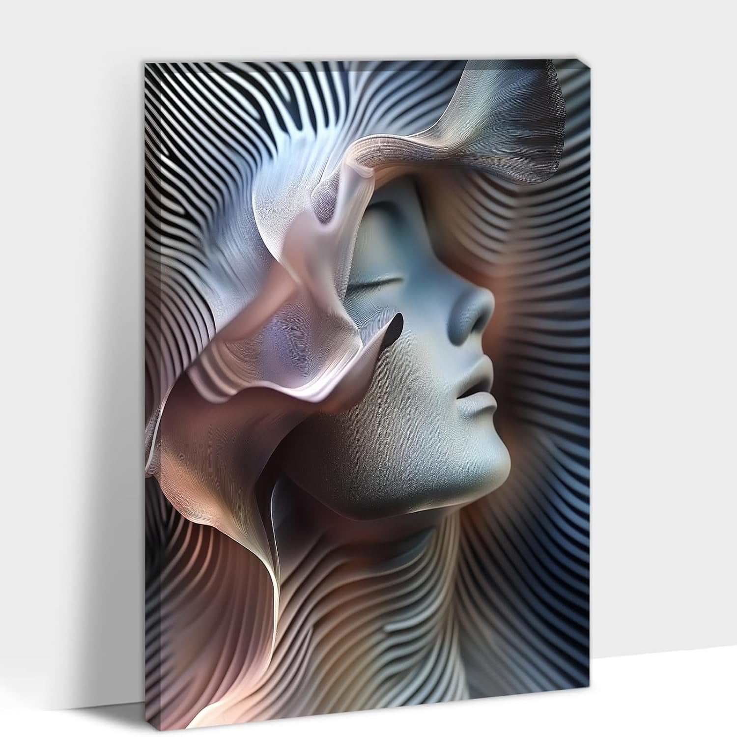 AEFER 3D Effects Canvas Prints, Modern 3D Wall Art for Living Room ...