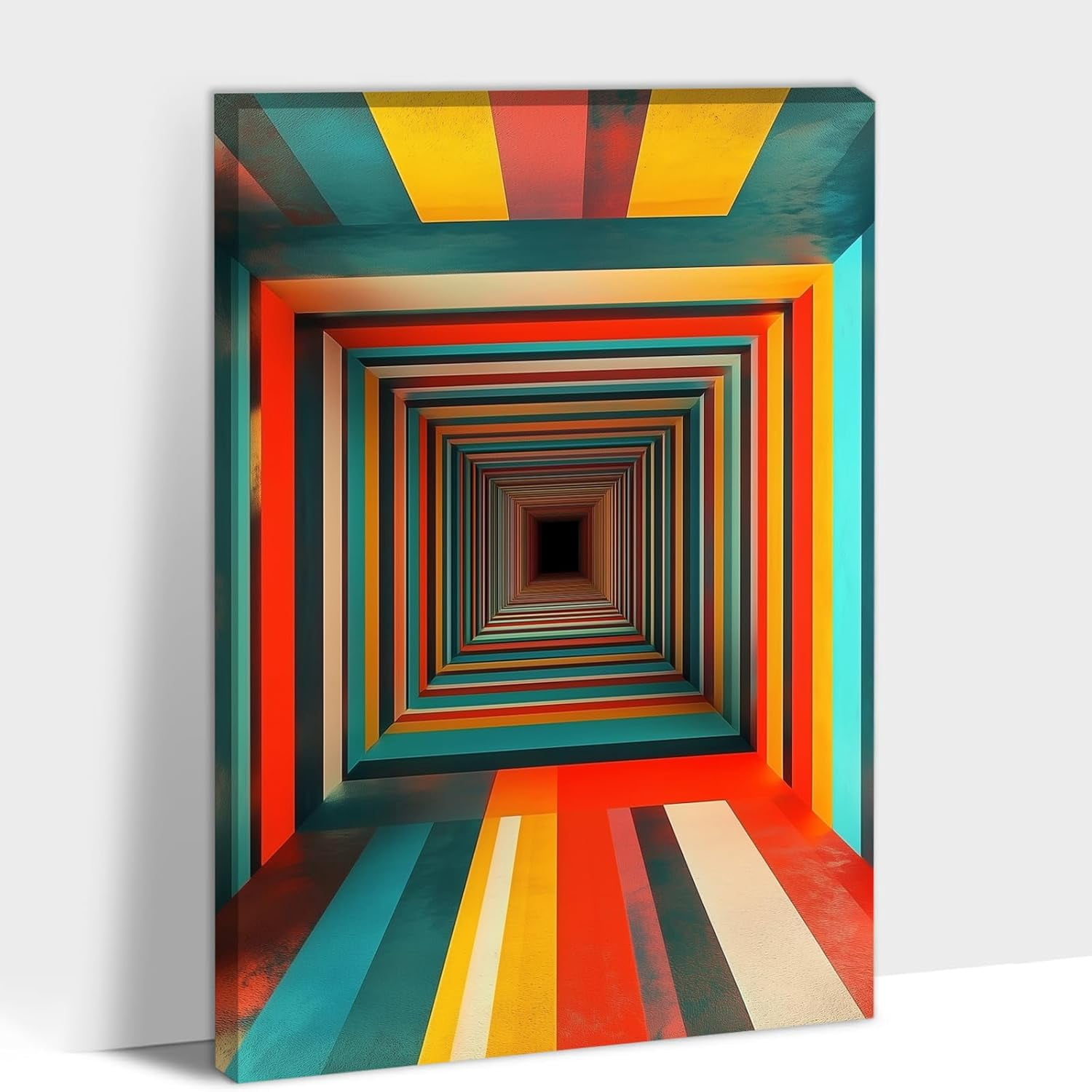 AEFER 3D Wall Art Canvas Prints, 3D Wall Art for Living Room Bedroom ...