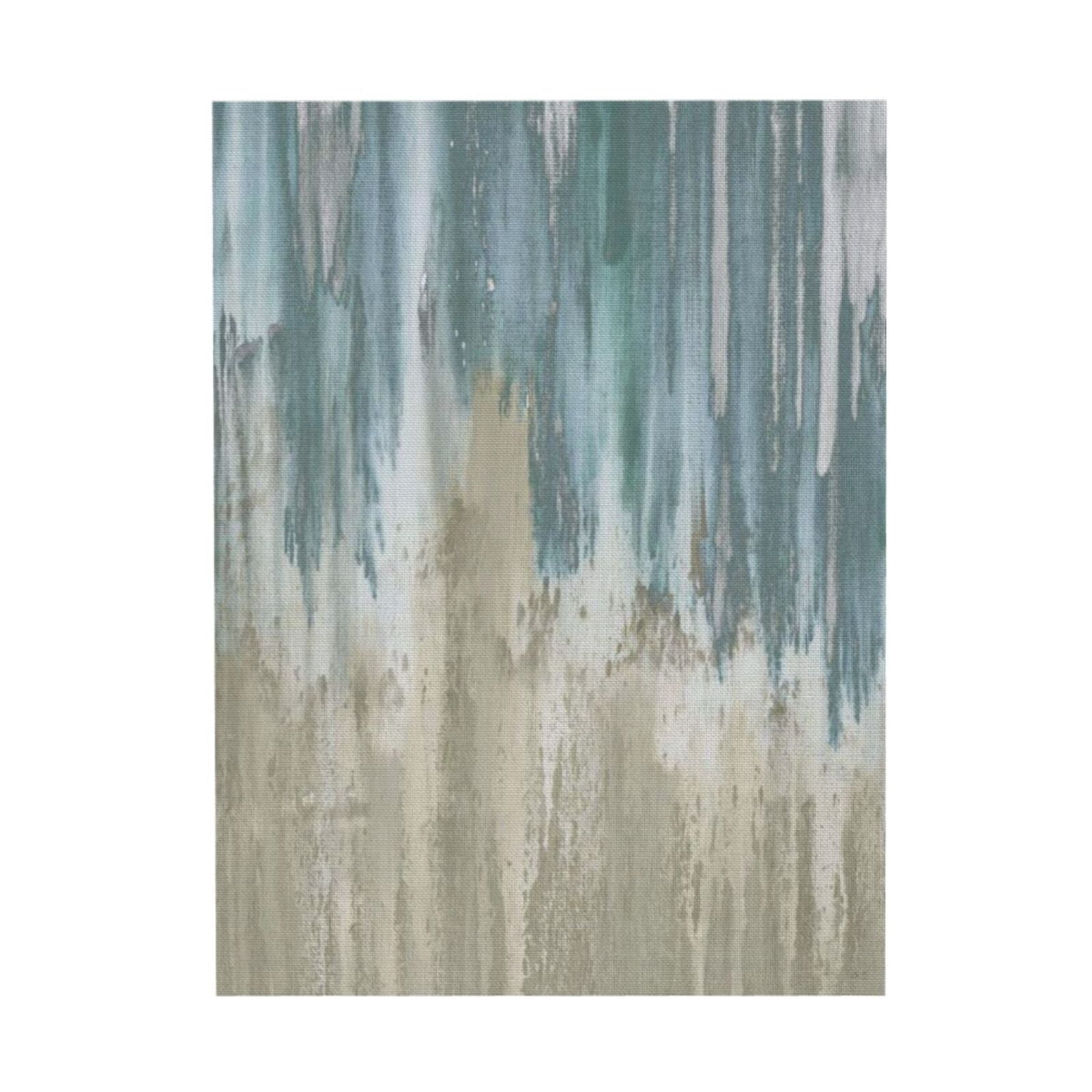 AEFER Abstract Art Wall Prints for Home Decorations Rustic Blue Like a ...