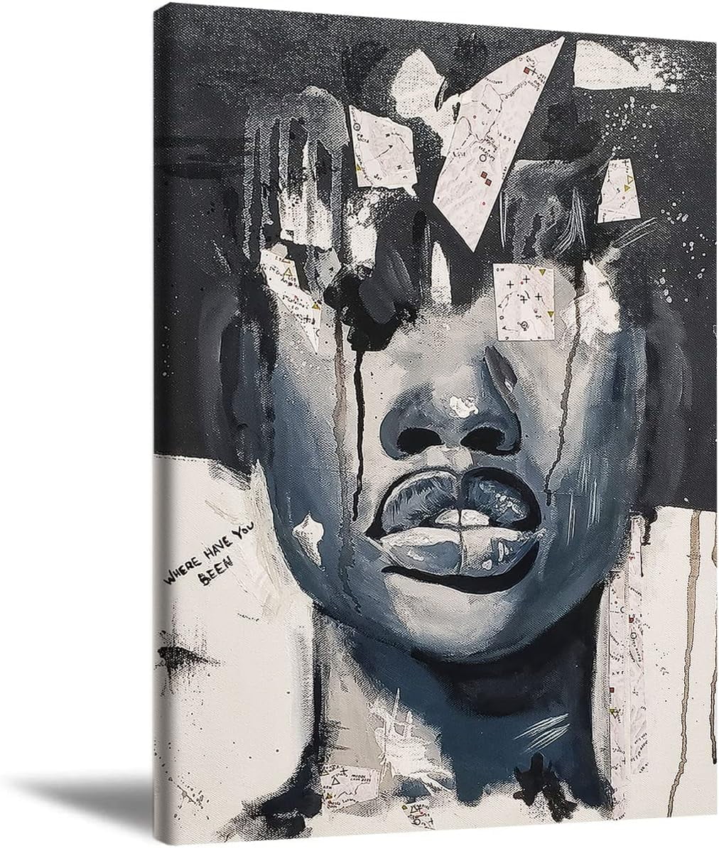 AEFER Abstract Wall Art African Queen Wall Art Queen Un Canvas Wall Art ...