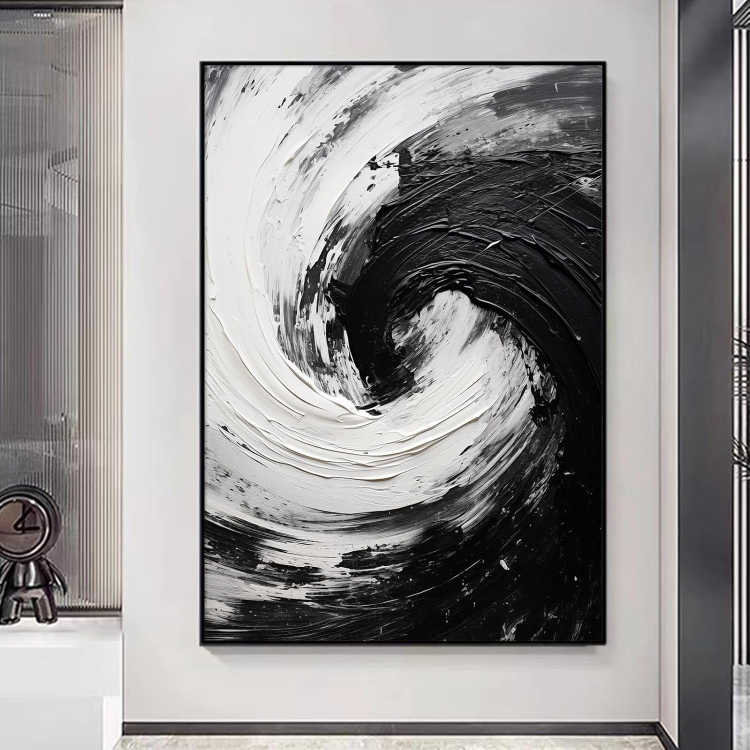 AEFER Abstract Wall Art Modern Art Canvas Textured Artwork For Walls ...