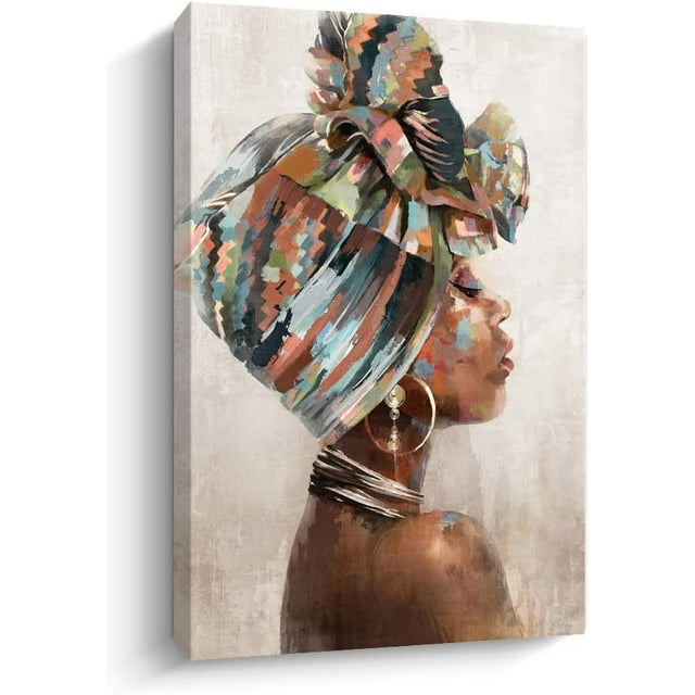 AEFER African American Painting Wall Art Black Art Canvas Oil Painting ... AEFER African American Painting Wall Art Black Art Canvas Oil Painting ...