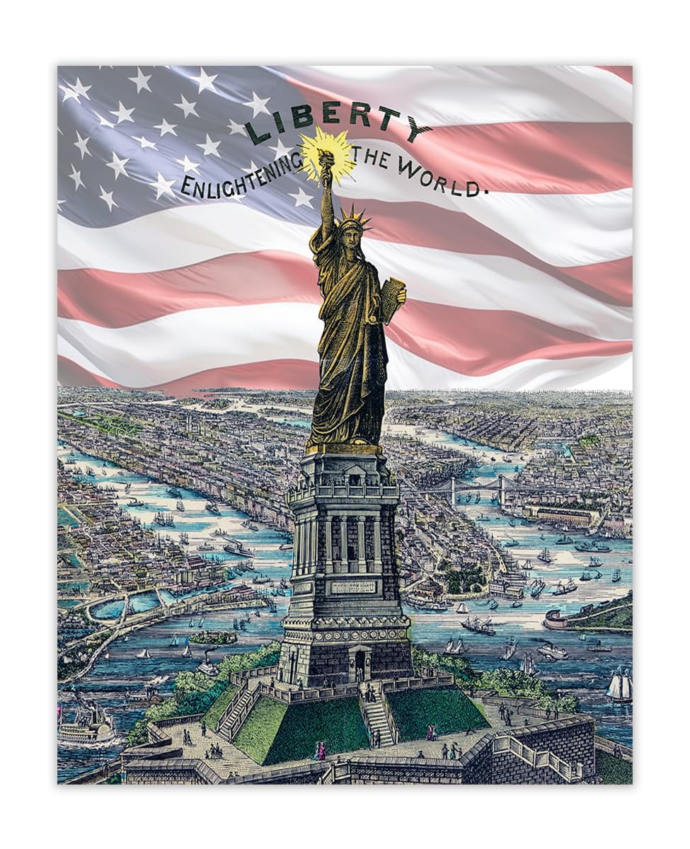 AEFER American Decorations for Home & Office Decor: Statue of Liberty ...