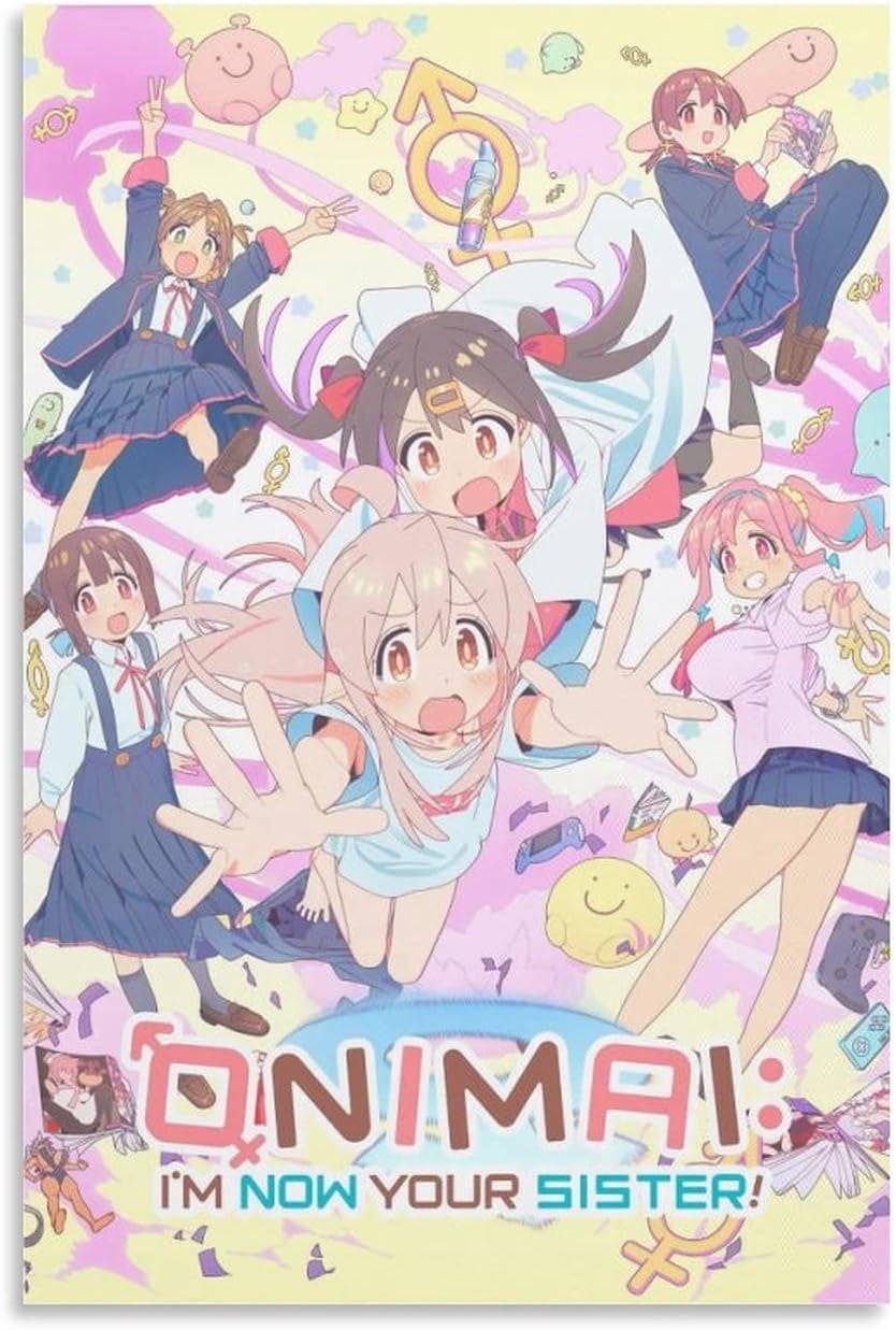AEFER Anime Onimai I'm Now Your Sister! Poster for Room Aesthetics ...