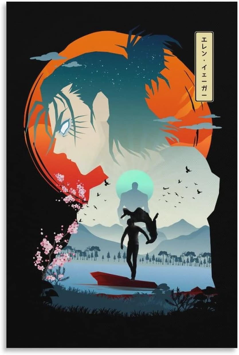 AEFER Anime Poster Decorative Painting Canvas Wall Posters And Art ...