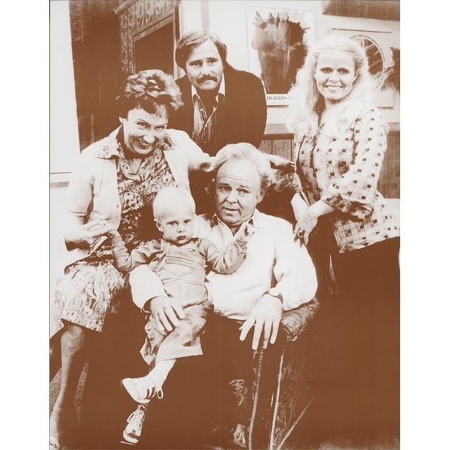 AEFER Archie Bunker All in the Family Sepia Poster Unframe: 24x16inch ...