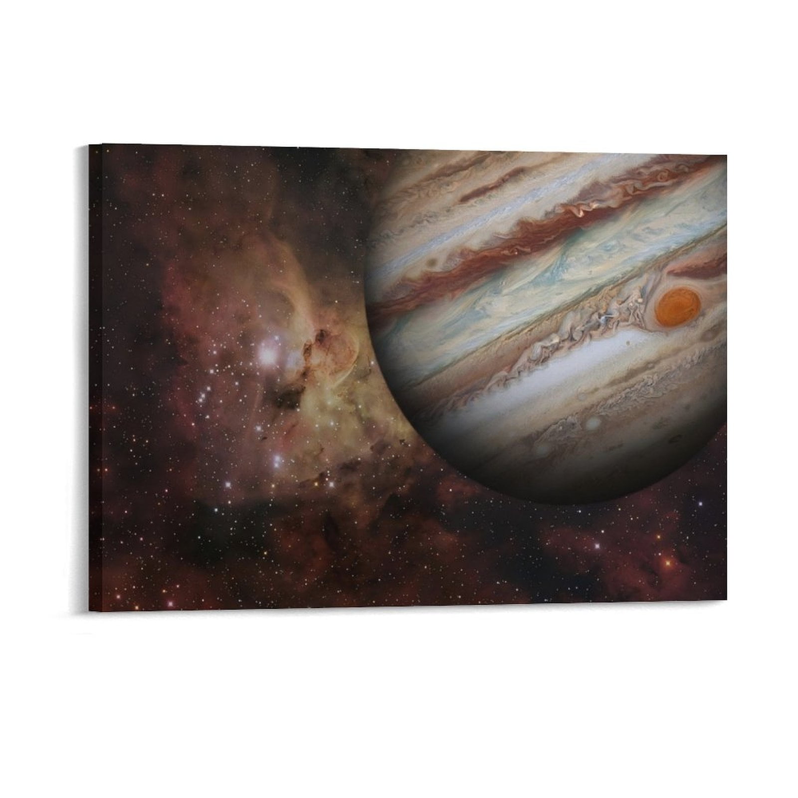 AEFER Astronomy Canvas Wall Art - Planet Jupiter in Solar System ...